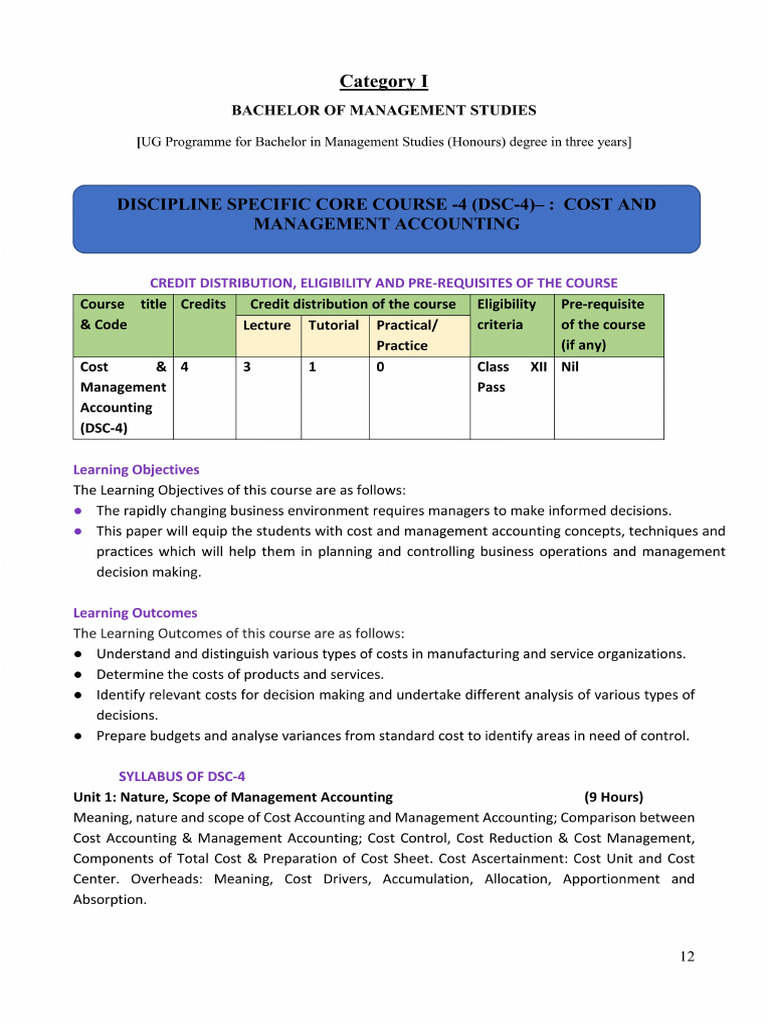 Syllabus Sem 2 BMS (1) | PDF | Marketing | Microeconomics