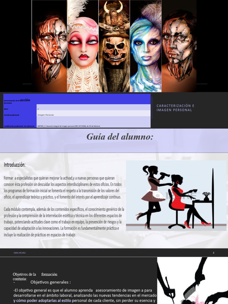 Curso Integral de Imagen Personal | PDF | Aprendizaje | Evaluación