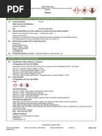 Thinner MSDS | PDF | Dangerous Goods | Carbon Dioxide