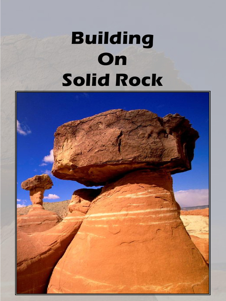 Building On Solid Rock | PDF | God The Father | Trinity