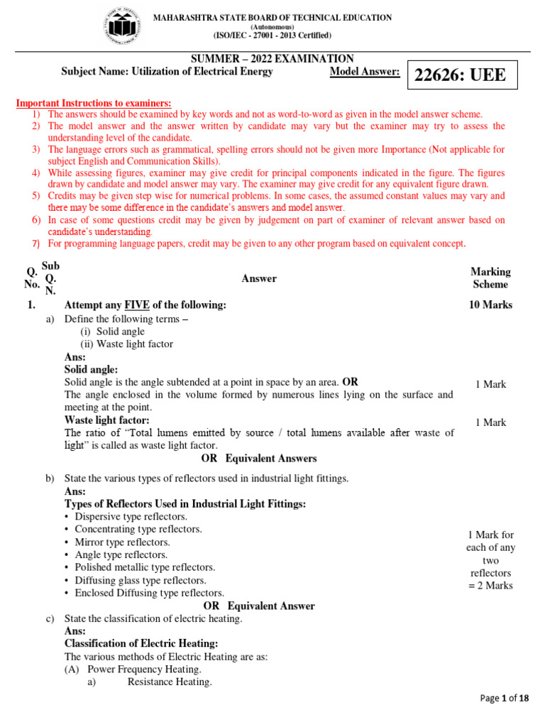 22626-2022-Summer-Model-Answer-Paper (Msbte Study Resources) | Download ...