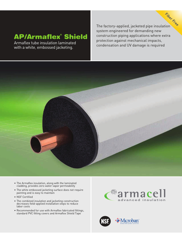 Ap Armaflex Shield | PDF | Thermal Insulation | Materials