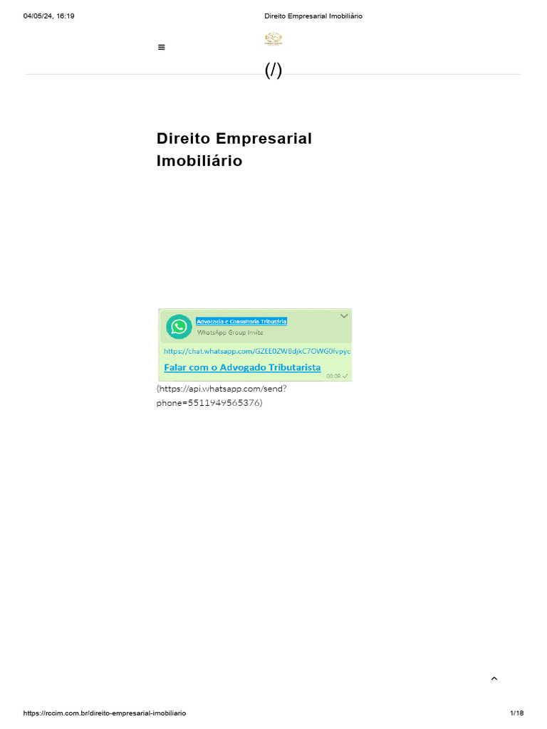 Direito Empresarial Imobiliário | PDF | Direito Privado | Business