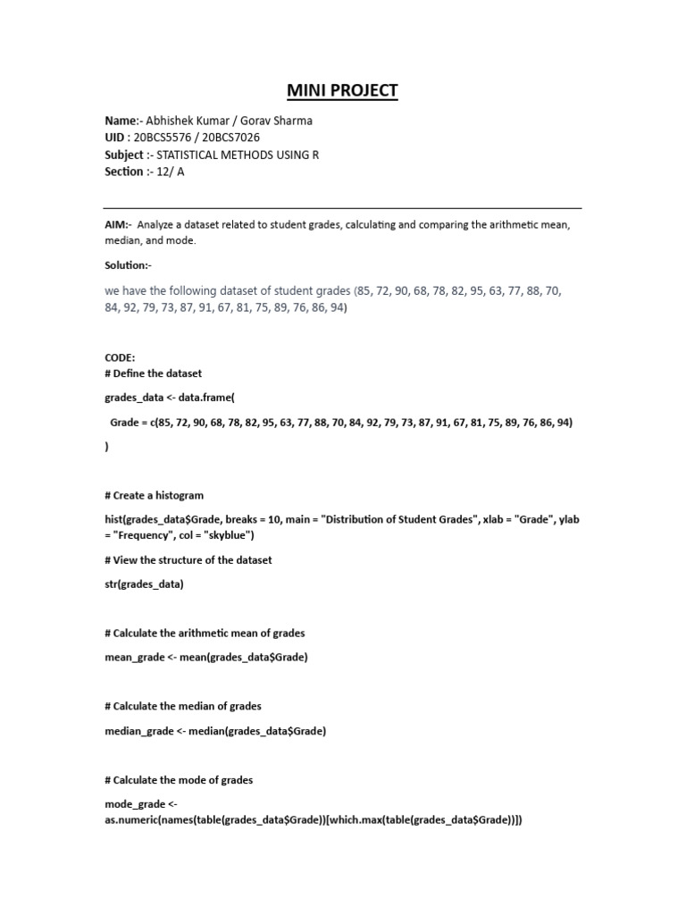smur mini | PDF | Statistics