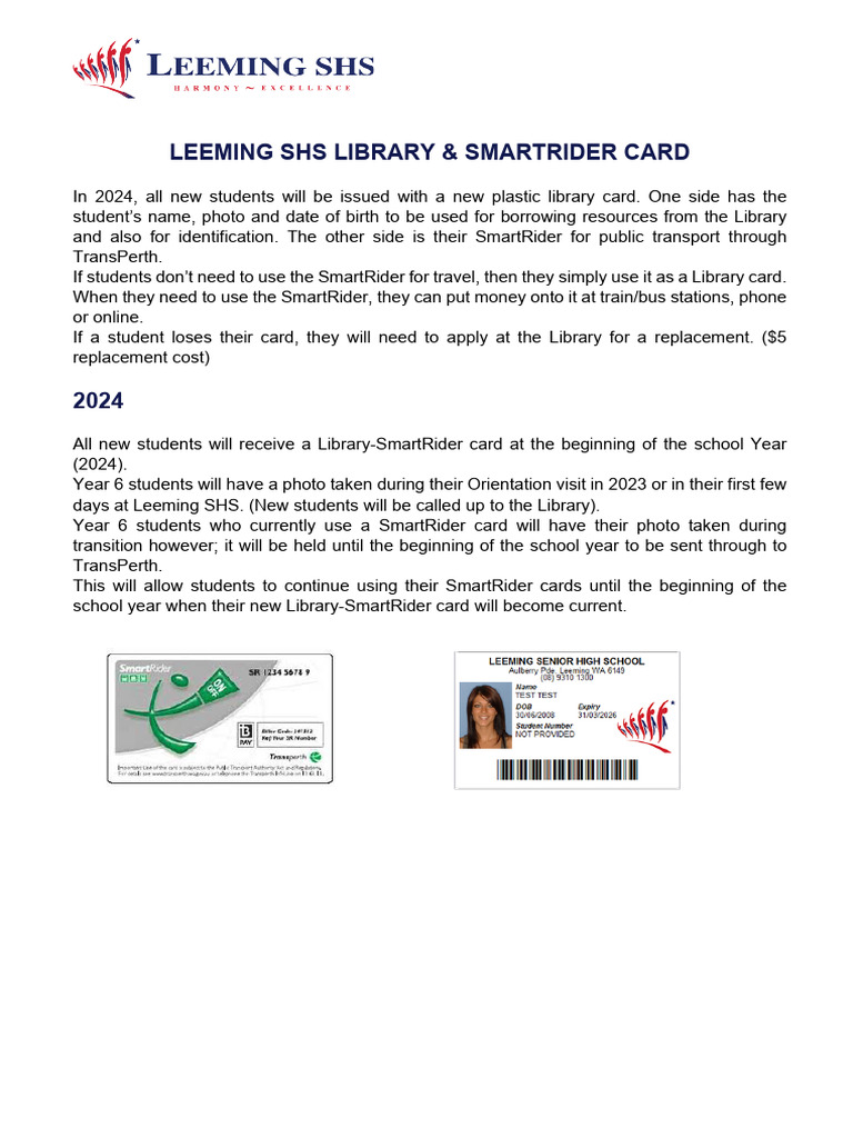 Smart Rider Library Card 2024 | PDF | Career & Growth | Business