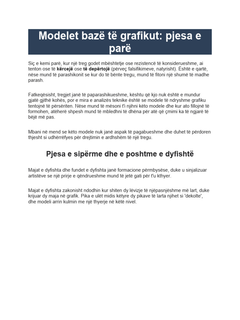 Modelet Bazë Të Grafikut | PDF