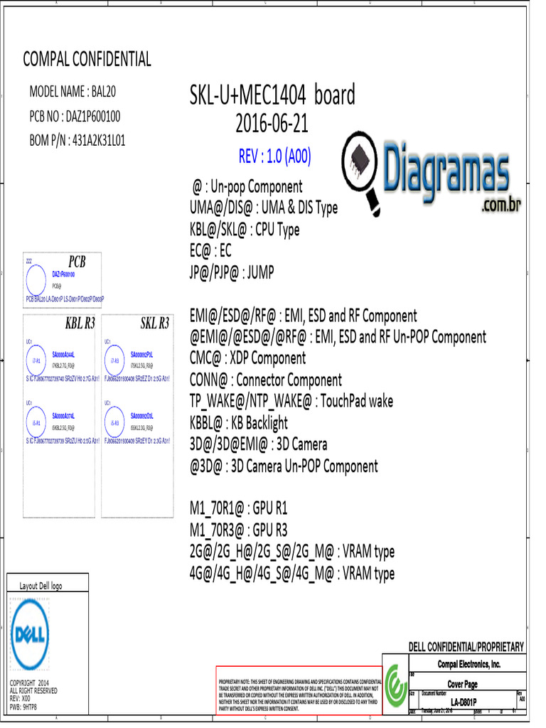 Dell_Inspiron_15_5567_BAL20_LA_D801P_Rev_1_0_A00_ PDF Schematics [DIAGRAMAS.COM.BR] | PDF | Usb ...