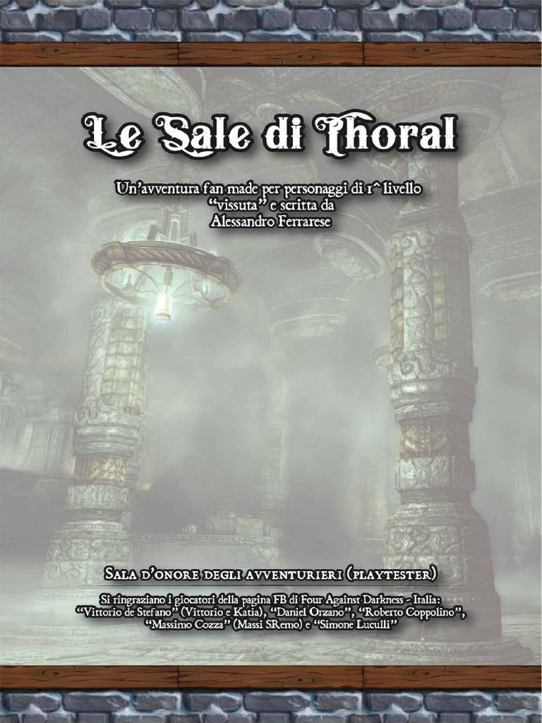 (FAN MADE) Le Sale Di Thoral | PDF