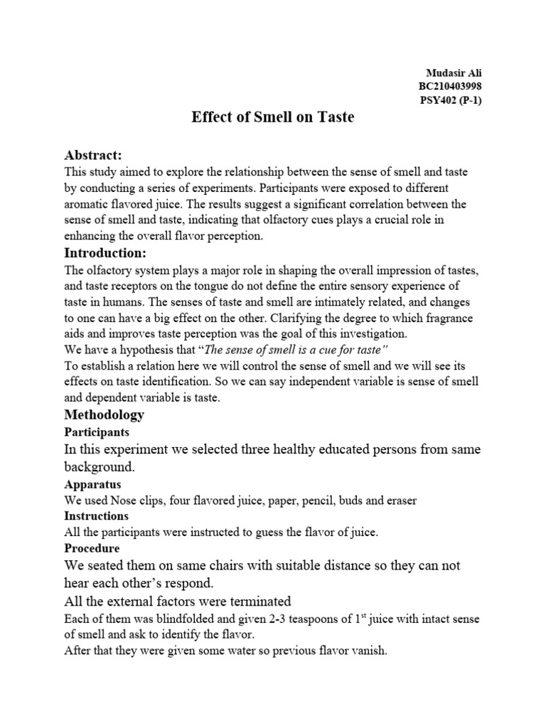 Mudasir Ali402p | PDF | Senses | Perception Mudasir Ali402p | PDF | Senses | Perception