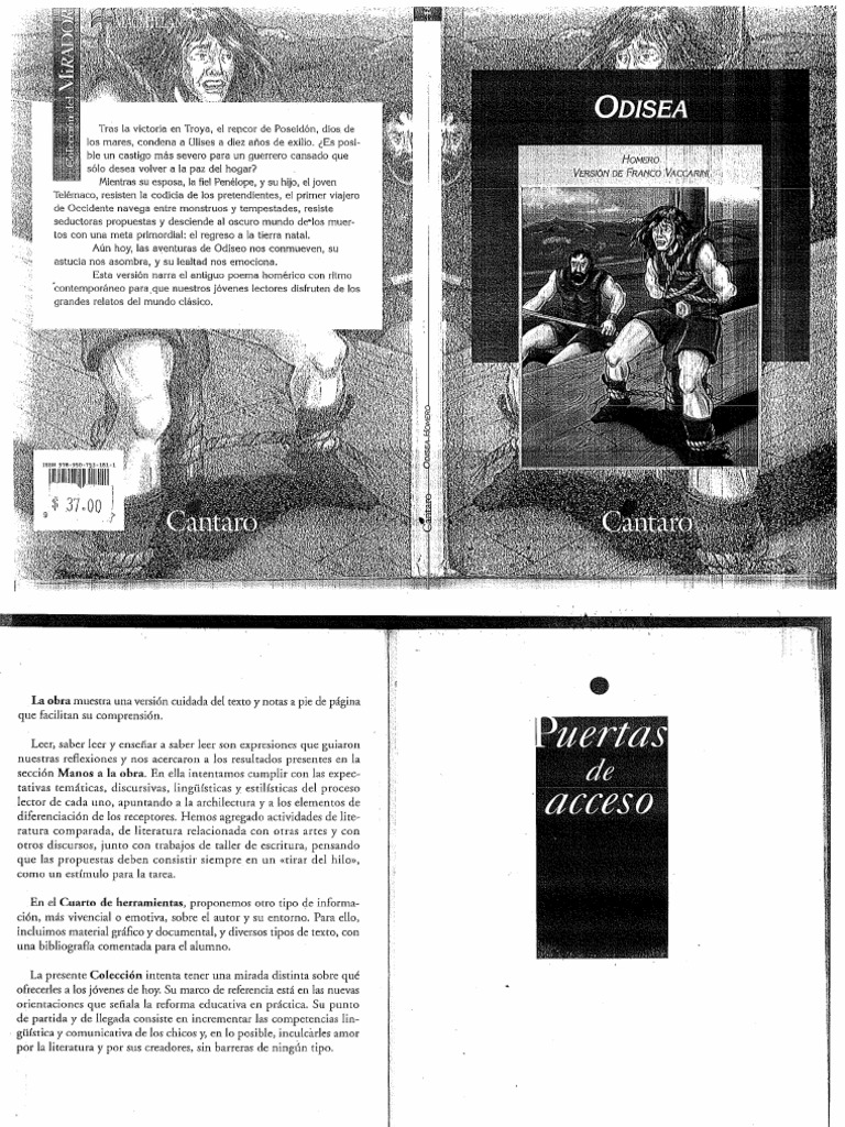 ODISEA - Editorial Cantaro | PDF