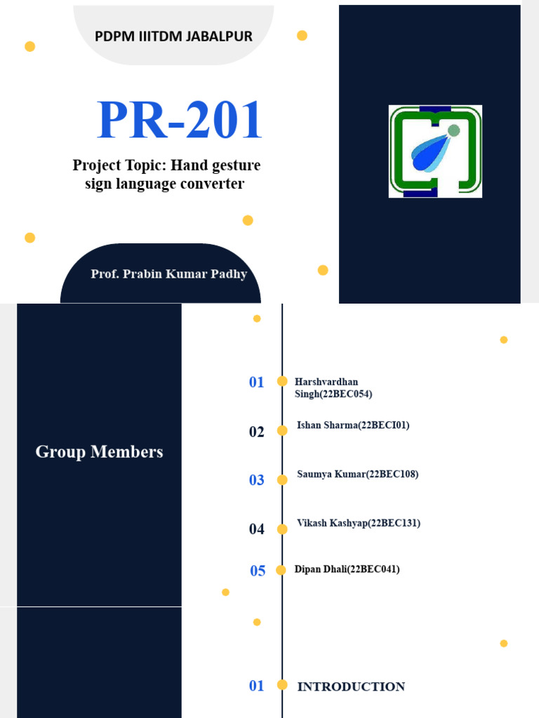 PR 201 | PDF | Arduino | Sign Language