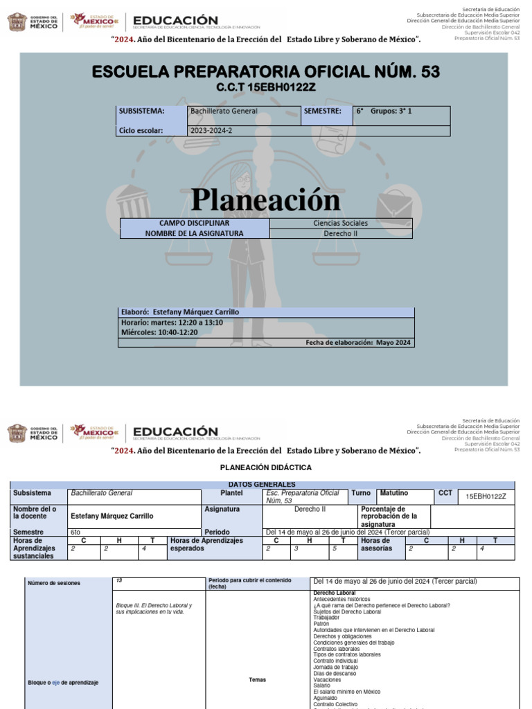 3roDERECHO II 3ro 1 Estefany Márquez Carrillo | PDF | Derecho laboral ...