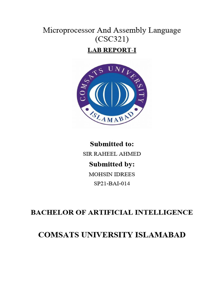 Assembly Language for Microcontrollers | PDF | Computers