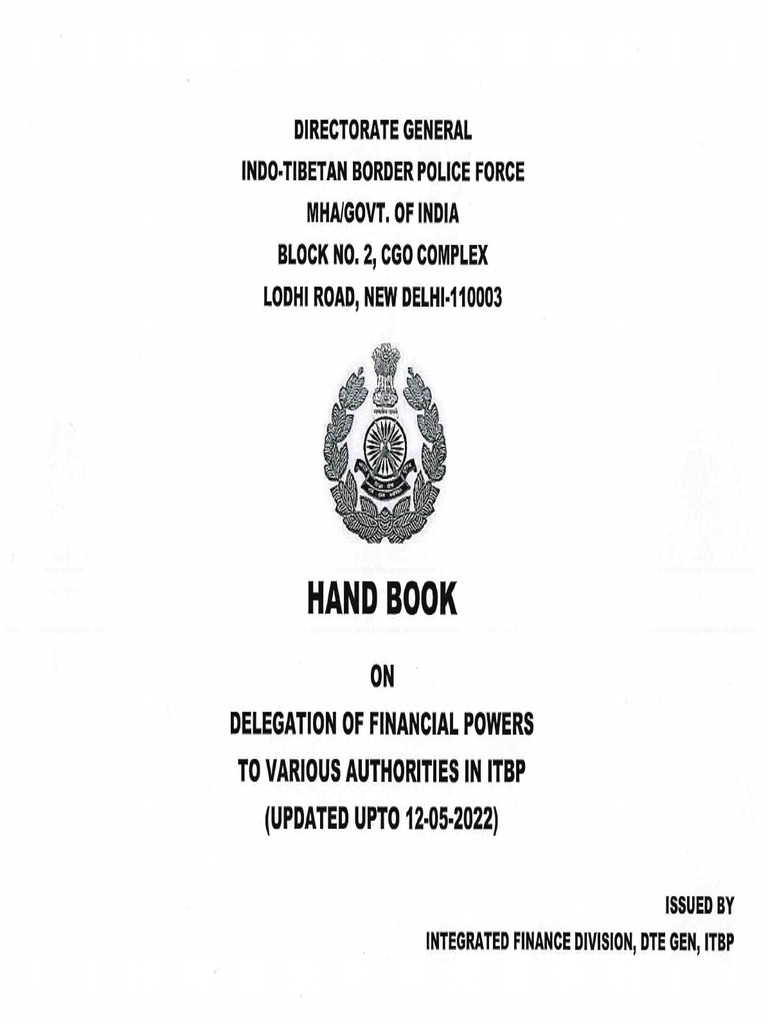 DFPR Updated Upto 12.05.22 | PDF