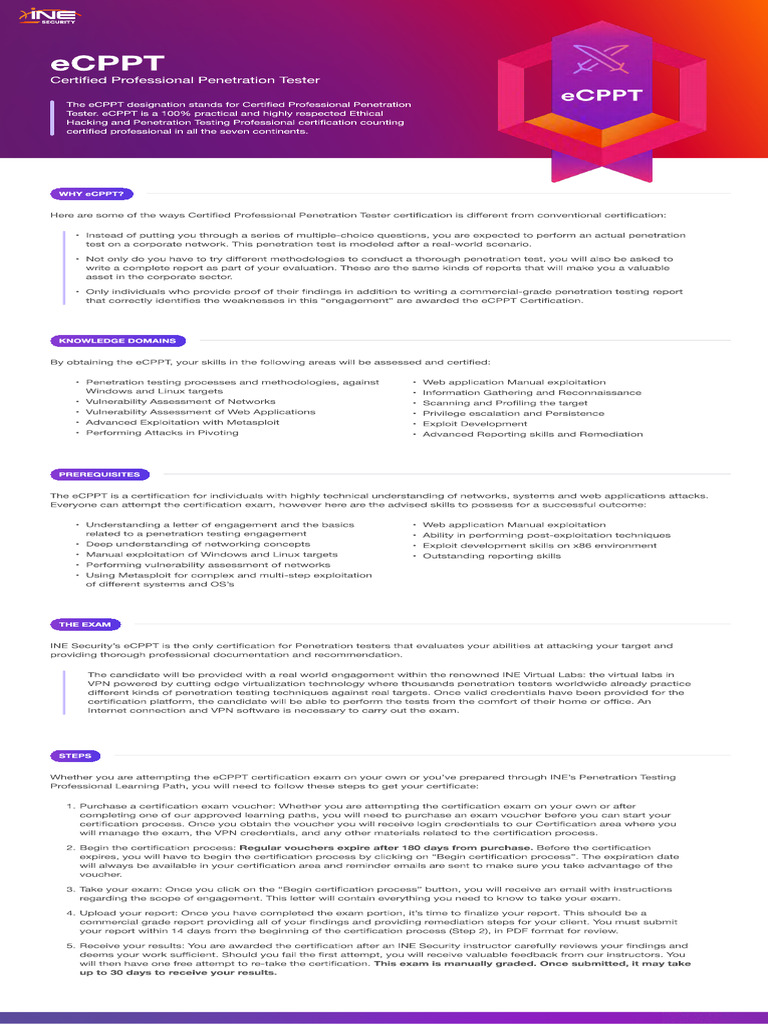 Cert Ecppt Pdf Penetration Test Certification