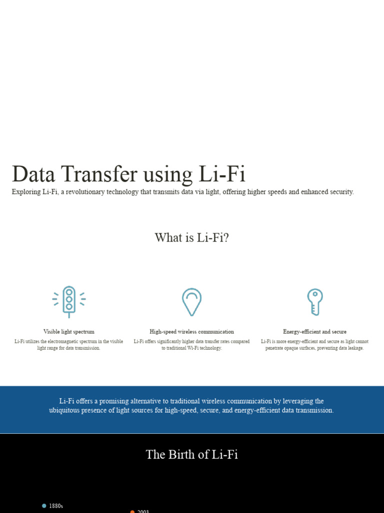 Beautiful - Ai - Data Transfer Using Li-Fi | PDF | Data Transmission | Computer Engineering