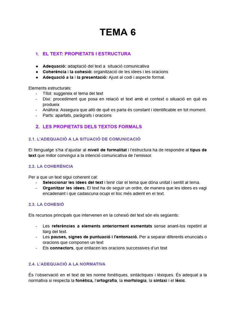 tema 6 cat | PDF