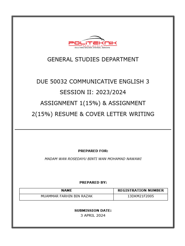 Assignments English Am | PDF | Engineering