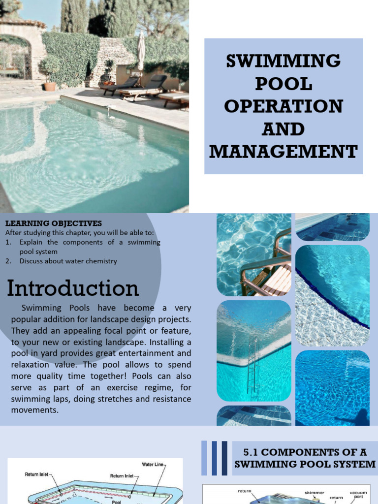 Chapter 5 - Swimming Pool Operation & Management | PDF | Filtration ...