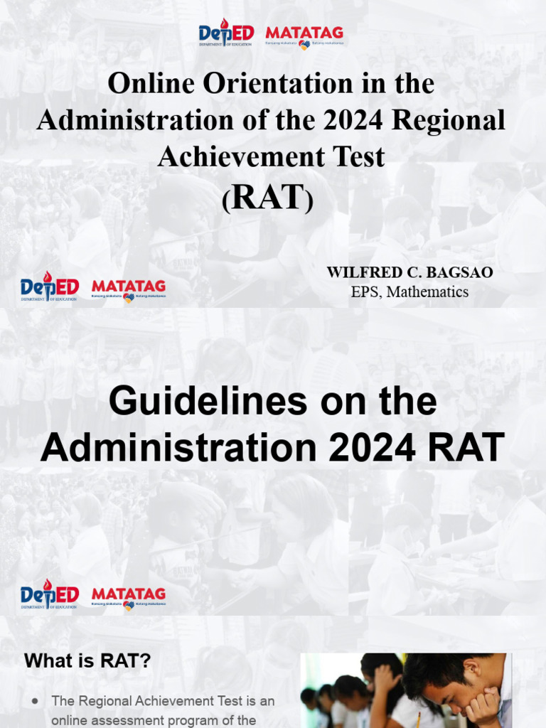 RAT Orientation | Download Free PDF | Educational Assessment | Computing
