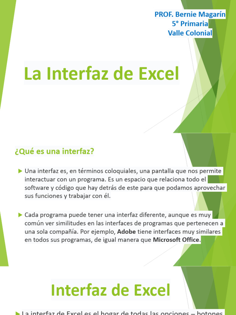 5° Primaria, EXCEL | PDF | Microsoft Excel | Hoja de cálculo
