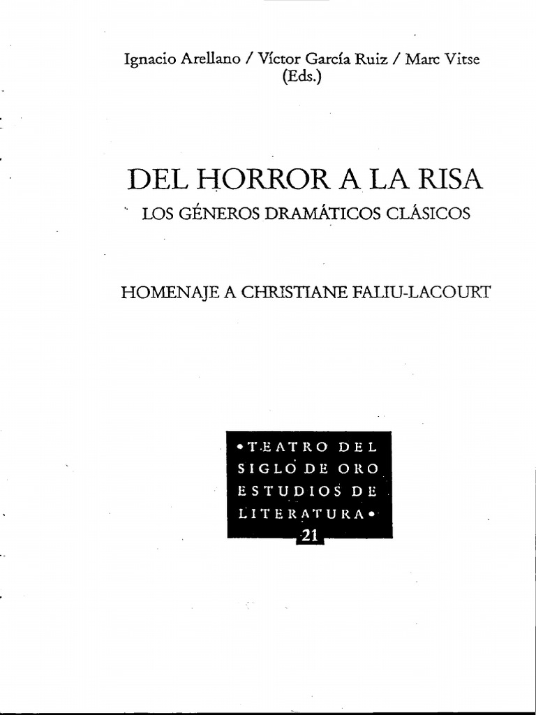 Del horror a la risa | PDF | Teatro | Comedia