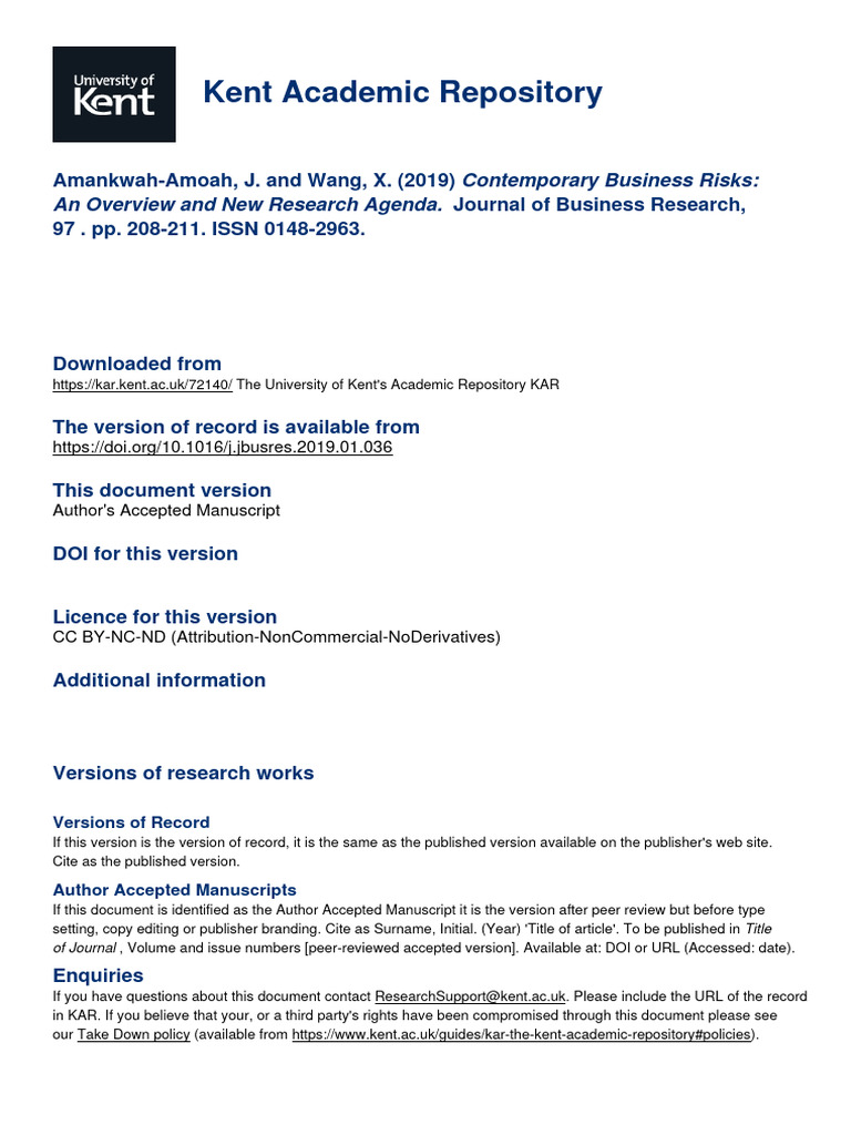 Intro - Risk Proof Edited x2 | PDF | Risk | Risk Management