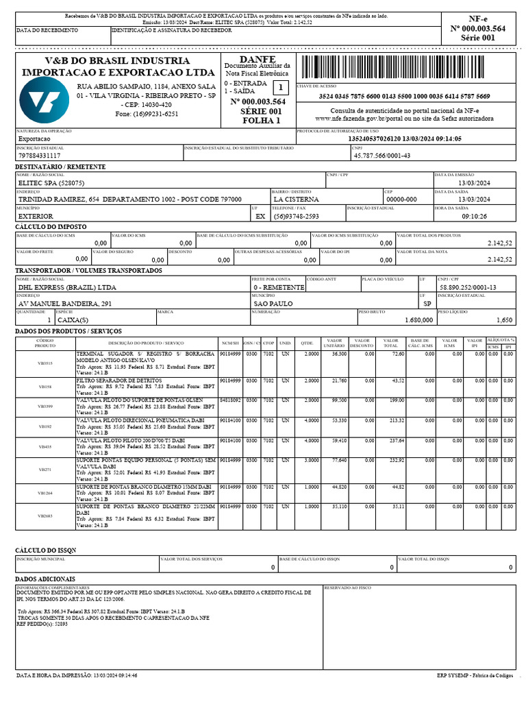 Guia de Embarque DHL | PDF | Recibo | Gestão da cadeia de suprimentos