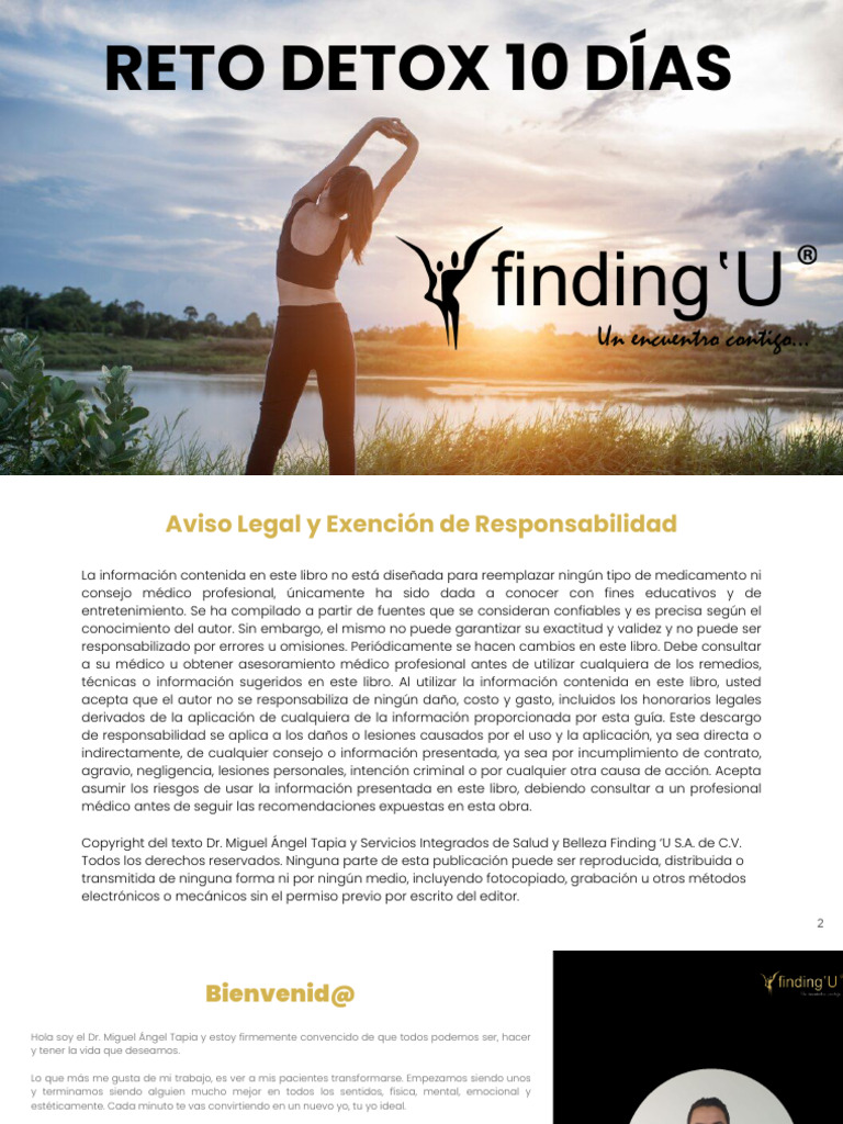 Manual Reto 10 Días | PDF | Dieta | Restricción de Calorías