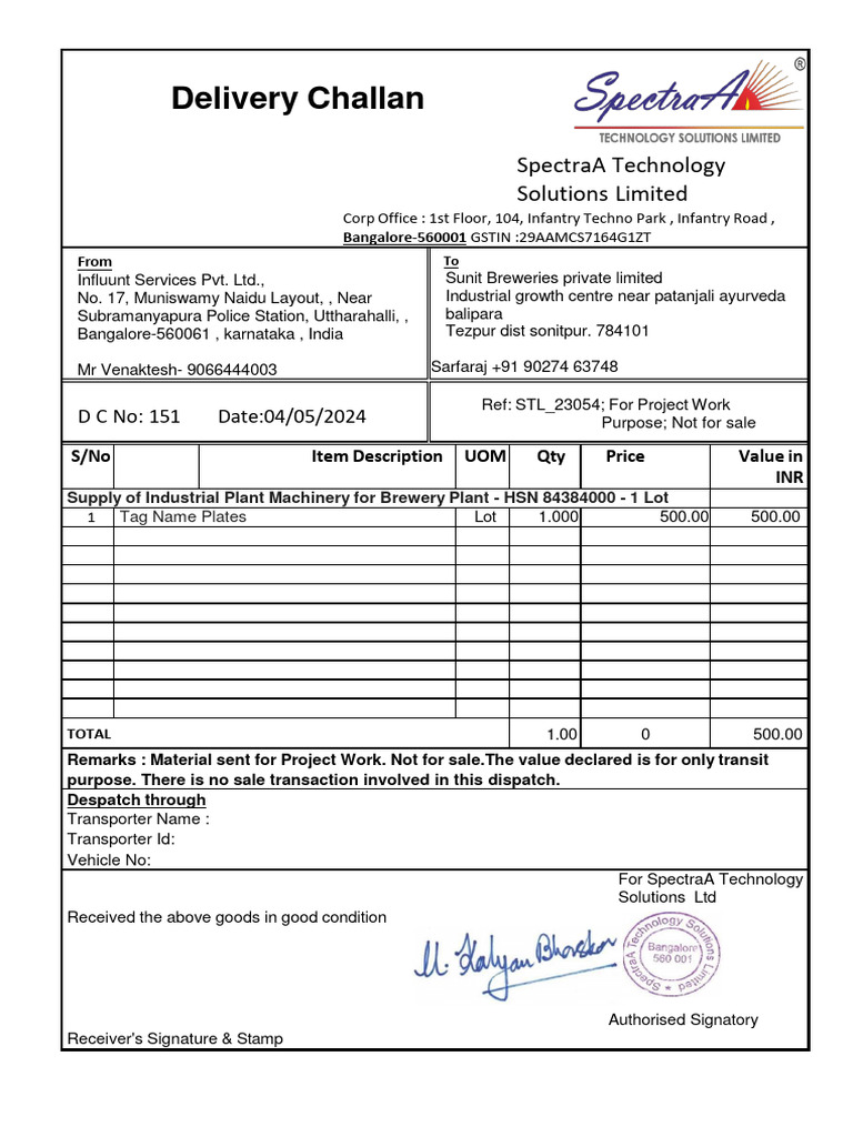 DC Tag Name Plates | PDF