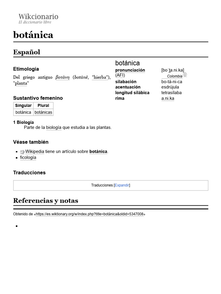 Botánica | PDF