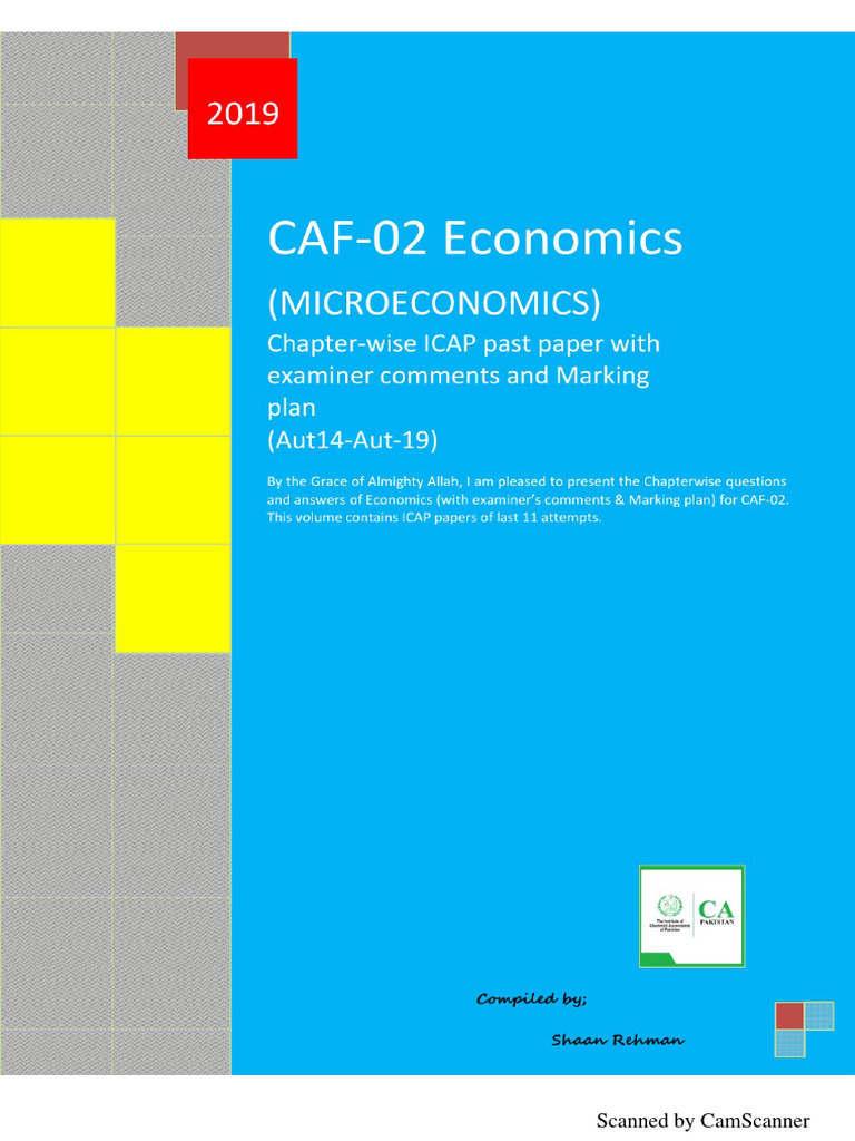 Microeconomics Past Papers Pdf