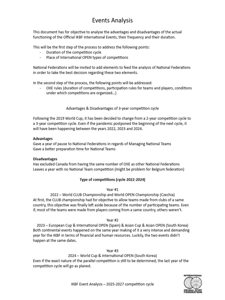 Events Analysis | PDF