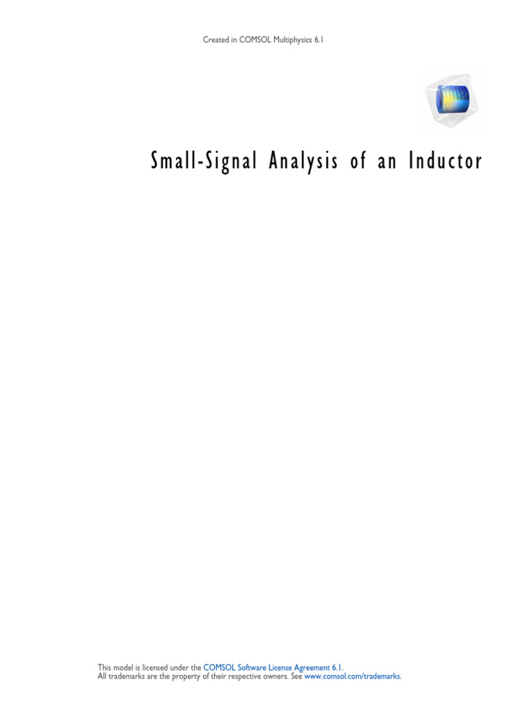 Models - Acdc.small Signal Analysis of Inductor | PDF | Inductor | Inductance