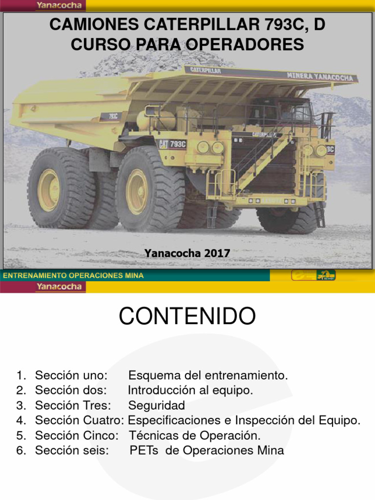 presentación 793C - 2015 | PDF | Camión | Tecnología de vehículos