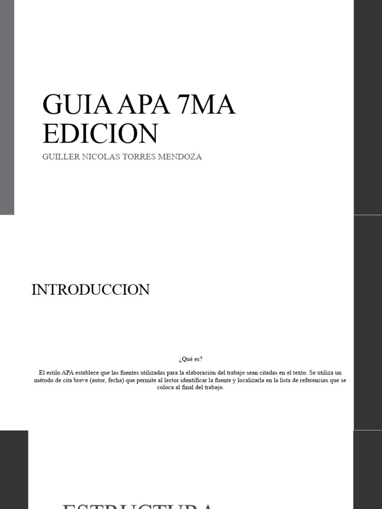 Guia Apa 7ma Edicion | PDF | Sumario abstracto) | Estilo apa