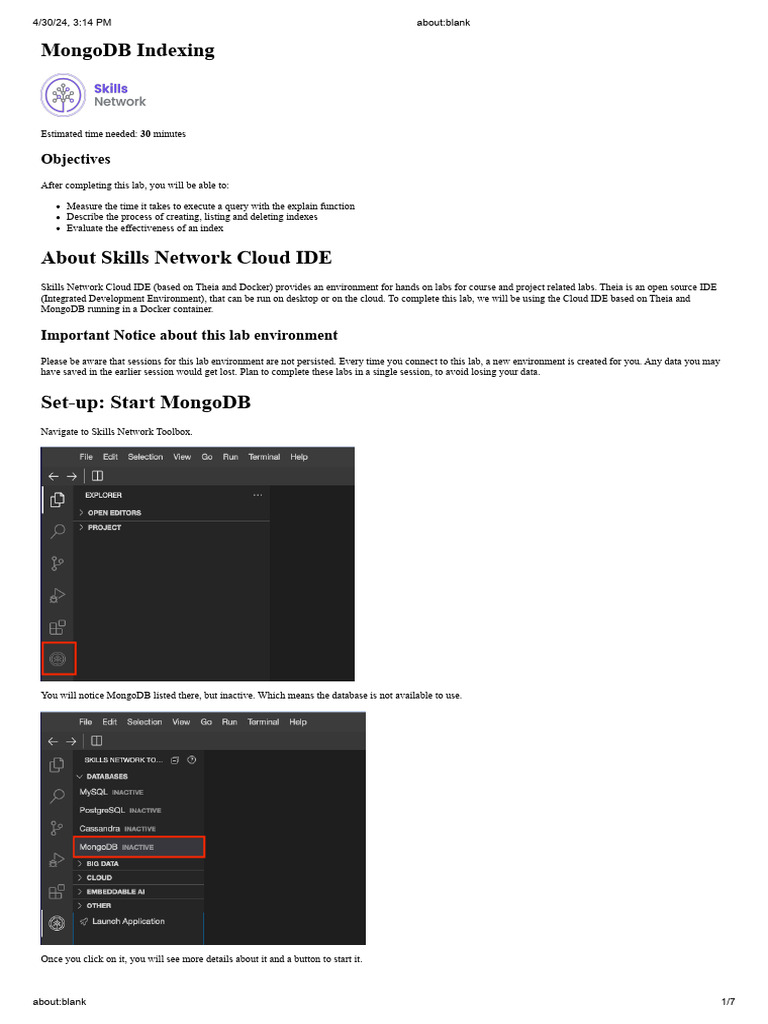 Index | Download Free PDF | Mongo Db | Cloud Computing