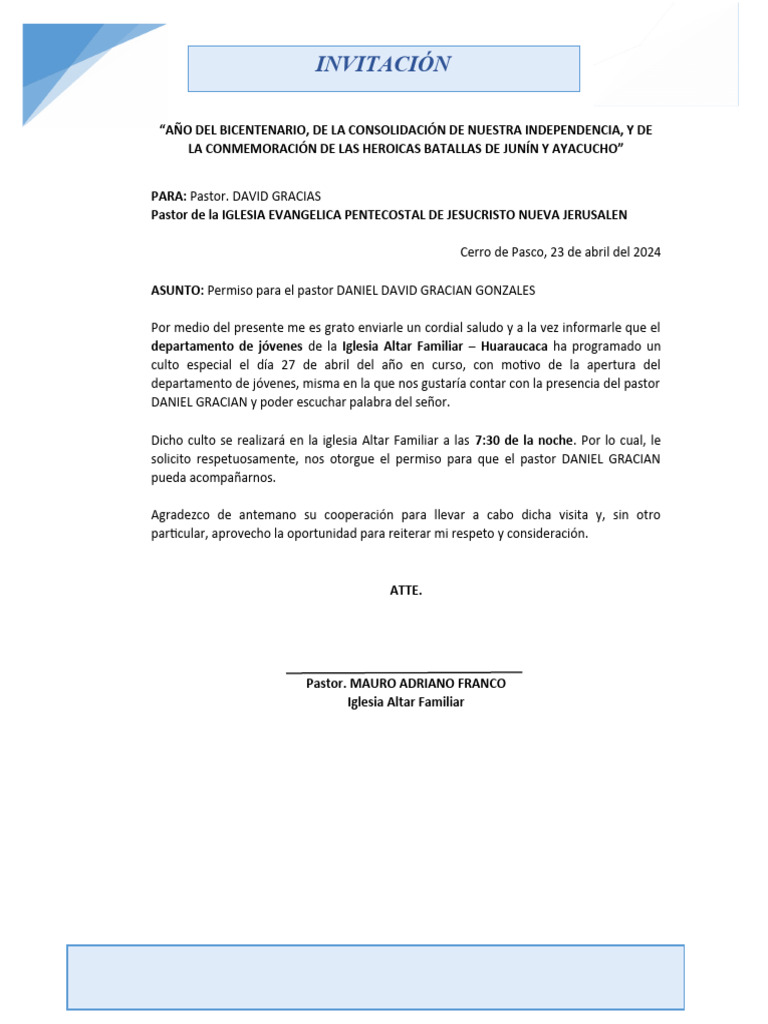 Invitacion 00 | PDF