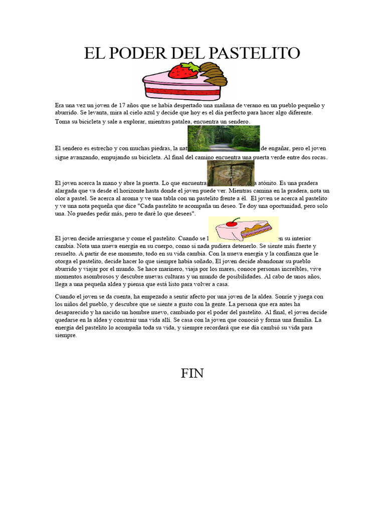 El pastelito que cambió una vida | PDF