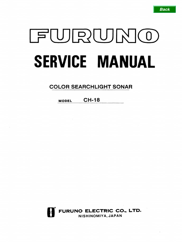 Color Ppi Sonar CH-18 | PDF | Electrical Components | Computer Engineering