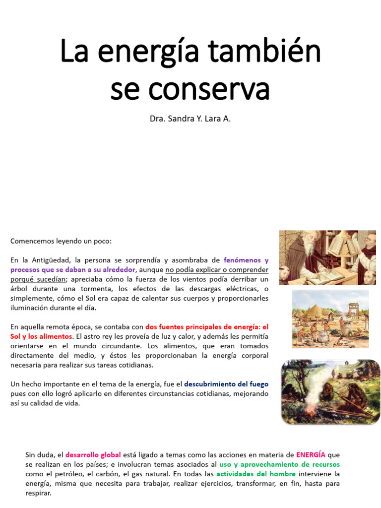 La Energía También Se Conserva Pdf Entalpía Calor