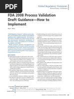 EMA Process Validation | PDF | Verification And Validation ...