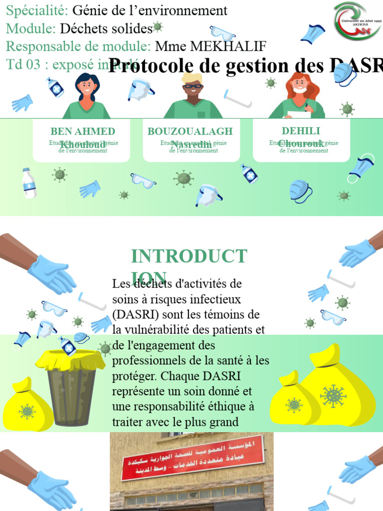 Protocole de Gestion Des DASRI | PDF | Déchets