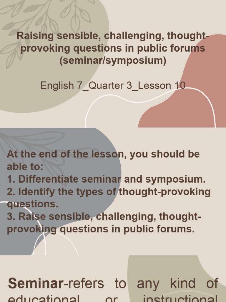 PowerPoint Presentation Module 10 | PDF | Cognition | Learning