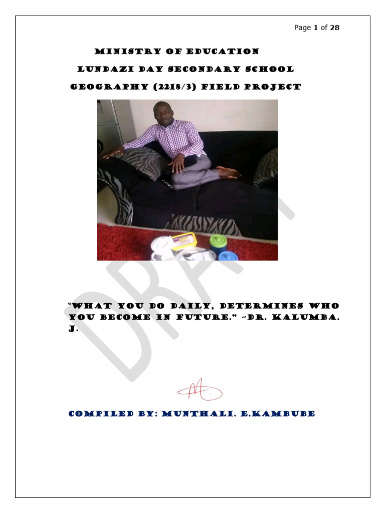 Geography Field Project | Download Free PDF | River | Flood