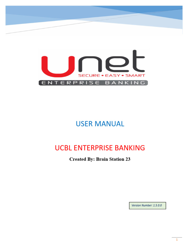 UCBL Enterprise Banking Guide | PDF | Cheque | Credit Card