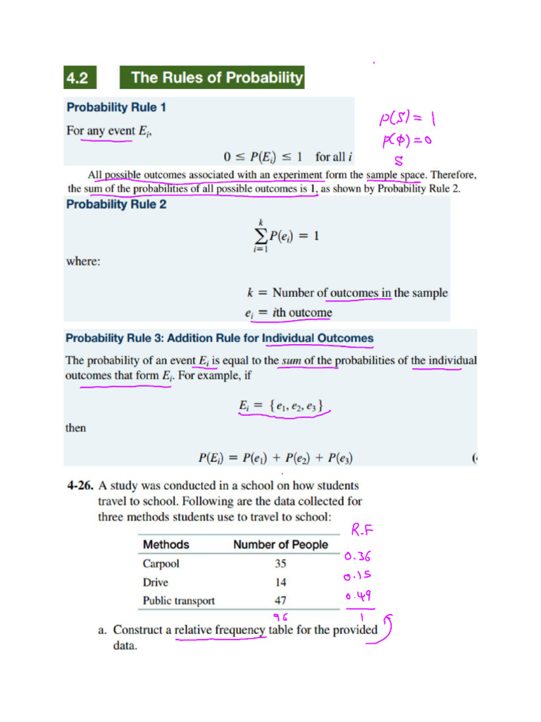 Section 4.2 PDF | PDF | Probability | Probability Theory