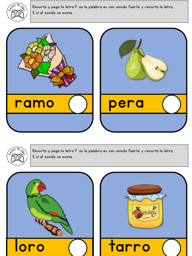 Juego R Suave o R Fuerte | PDF