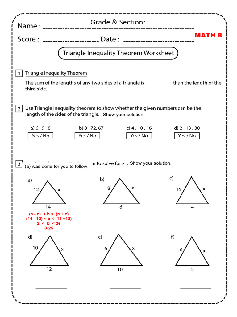Grade 8-MATH-Worksheet-2 | PDF