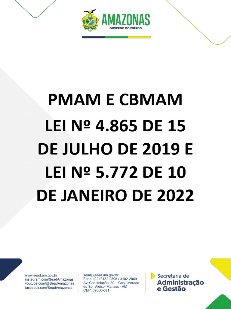 Tabela-Remuneratoria-PMAM-e-CBMAM 2019 | PDF